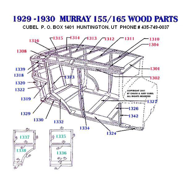 Ford Model A Body Parts